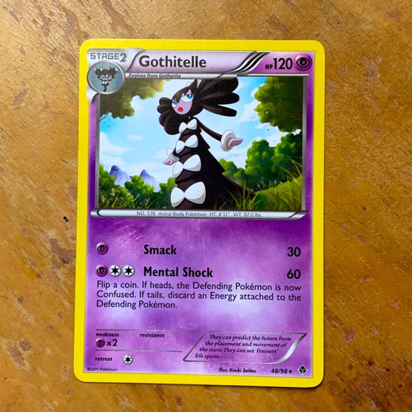 Gothitelle Pokemon Card